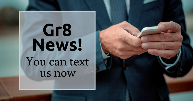 You Can Text Us Now! Text Your Advisor - Strategence Capital